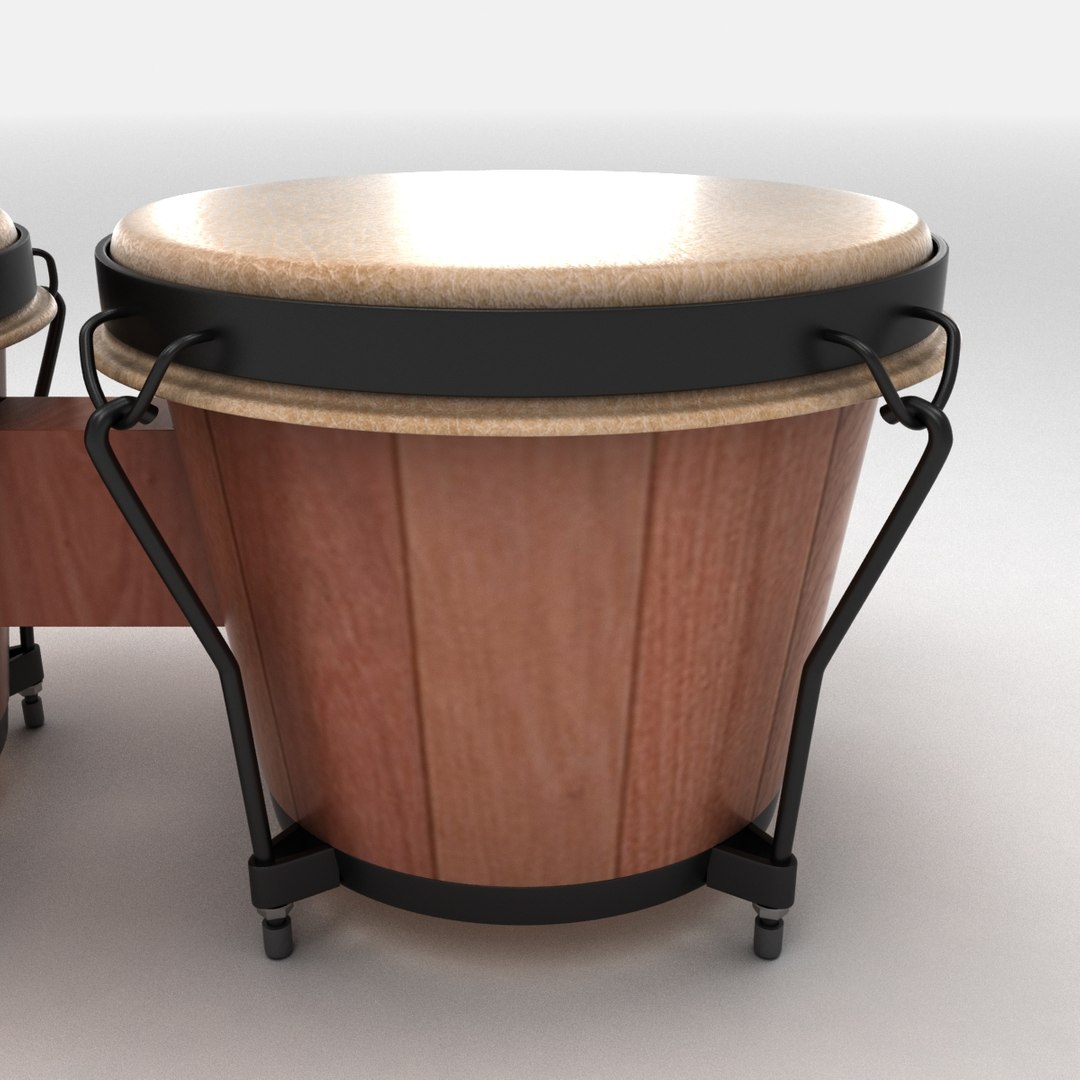 Bongo Drum 3d Model