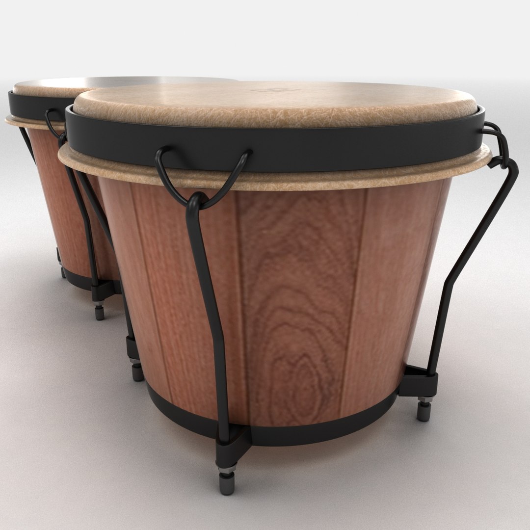 Bongo Drum 3d Model