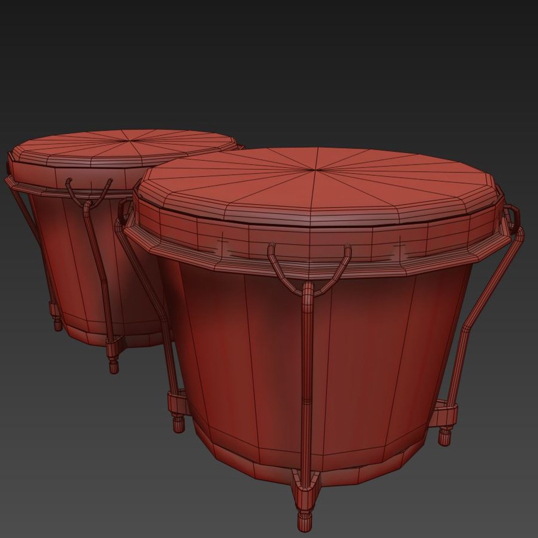Bongo Drum 3d Model