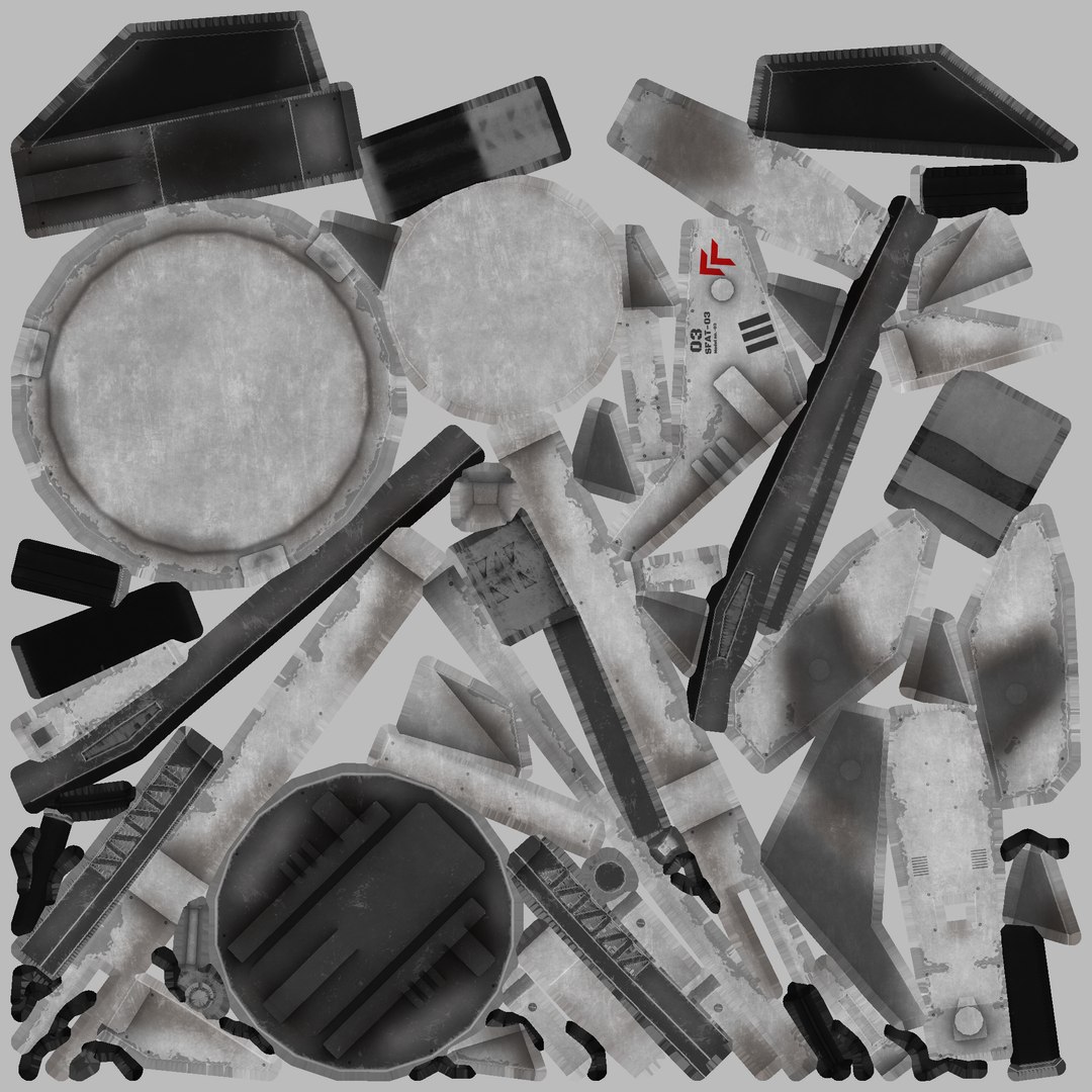 3D Scifi Advance Turret Collection - TurboSquid 2396490