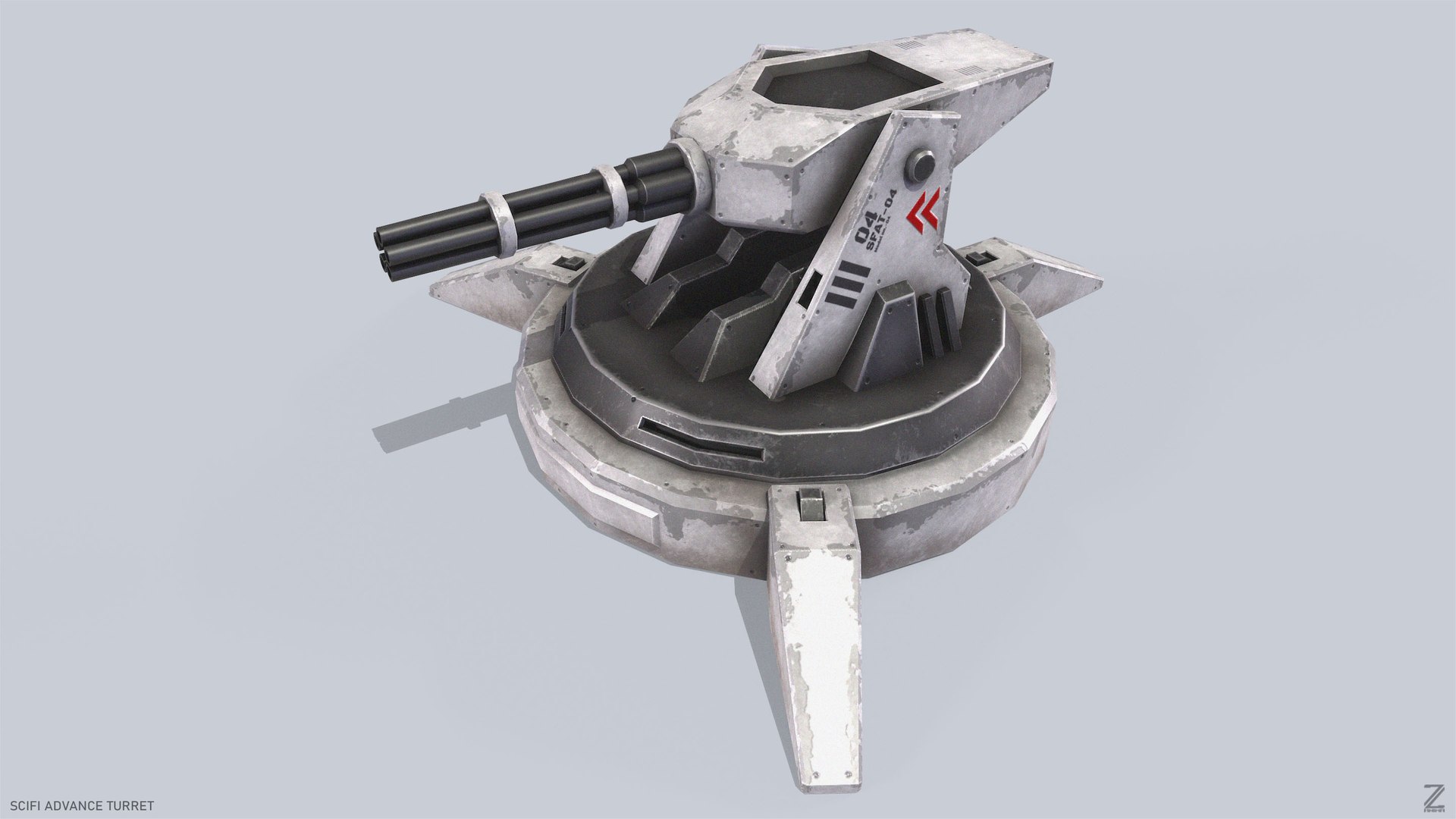 3D Scifi Advance Turret Collection - TurboSquid 2396490