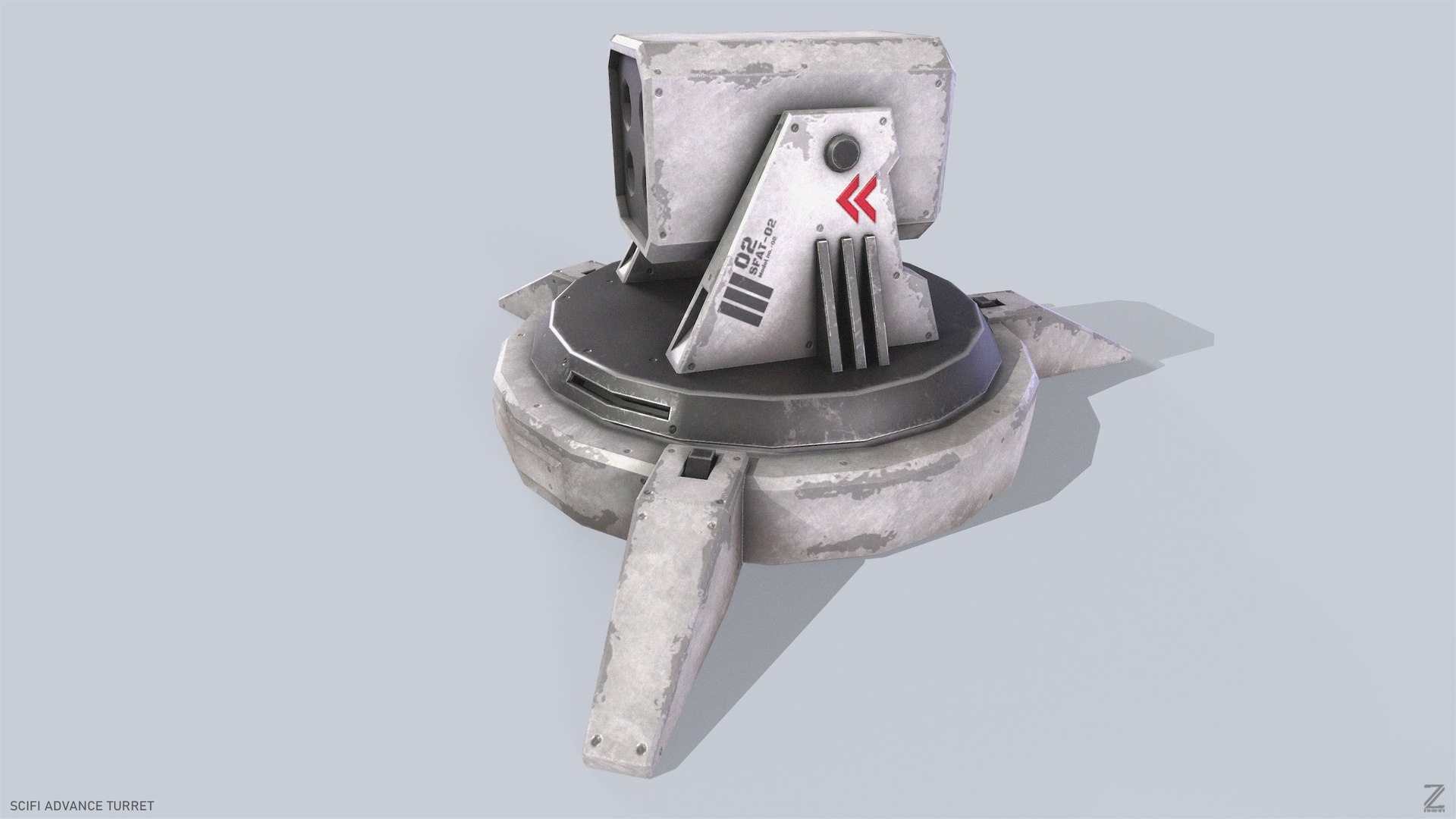 3D Scifi Advance Turret Collection - TurboSquid 2396490