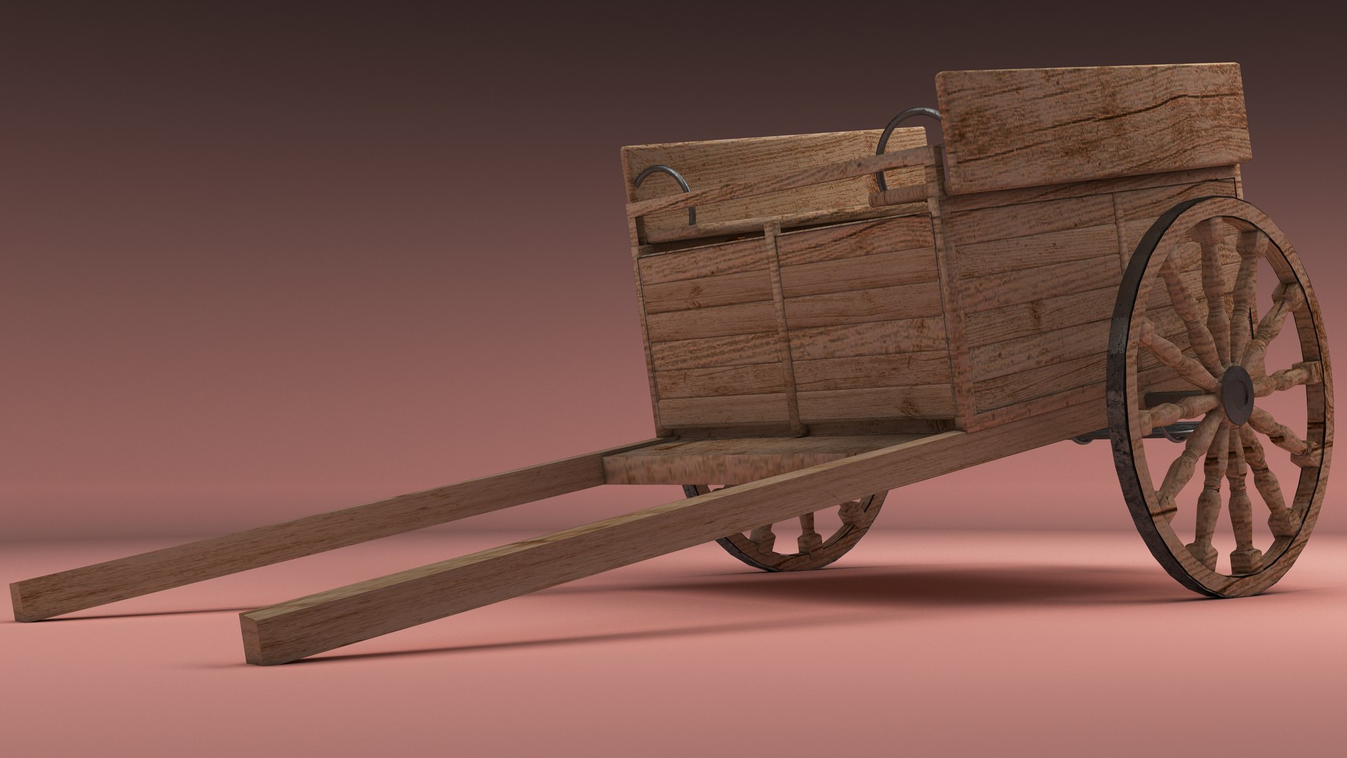 3D Hay Cart 8K - TurboSquid 2305583