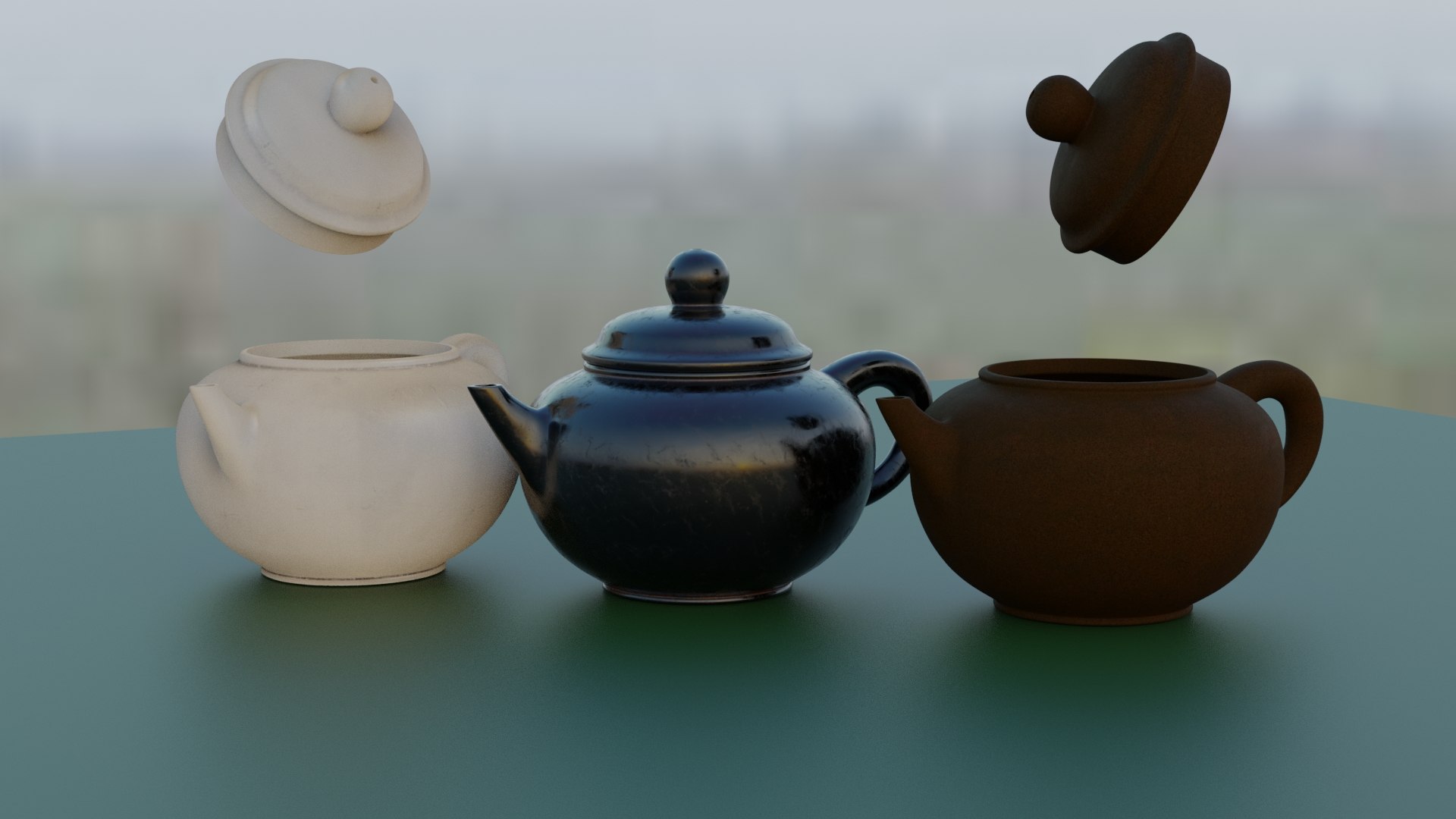 3D Teapot With PBR Textures Model - TurboSquid 2014809