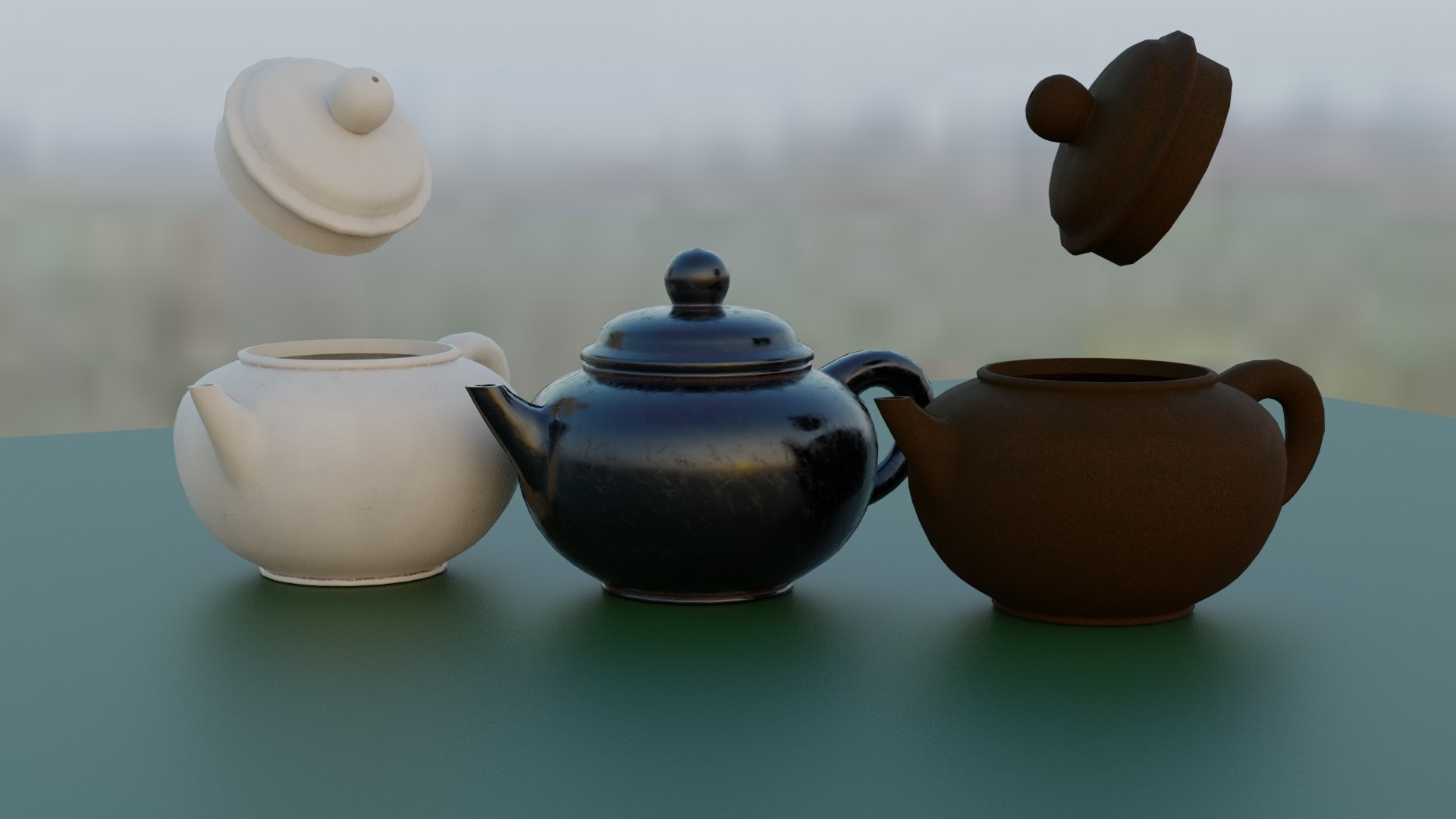 3D Teapot With PBR Textures Model - TurboSquid 2014809