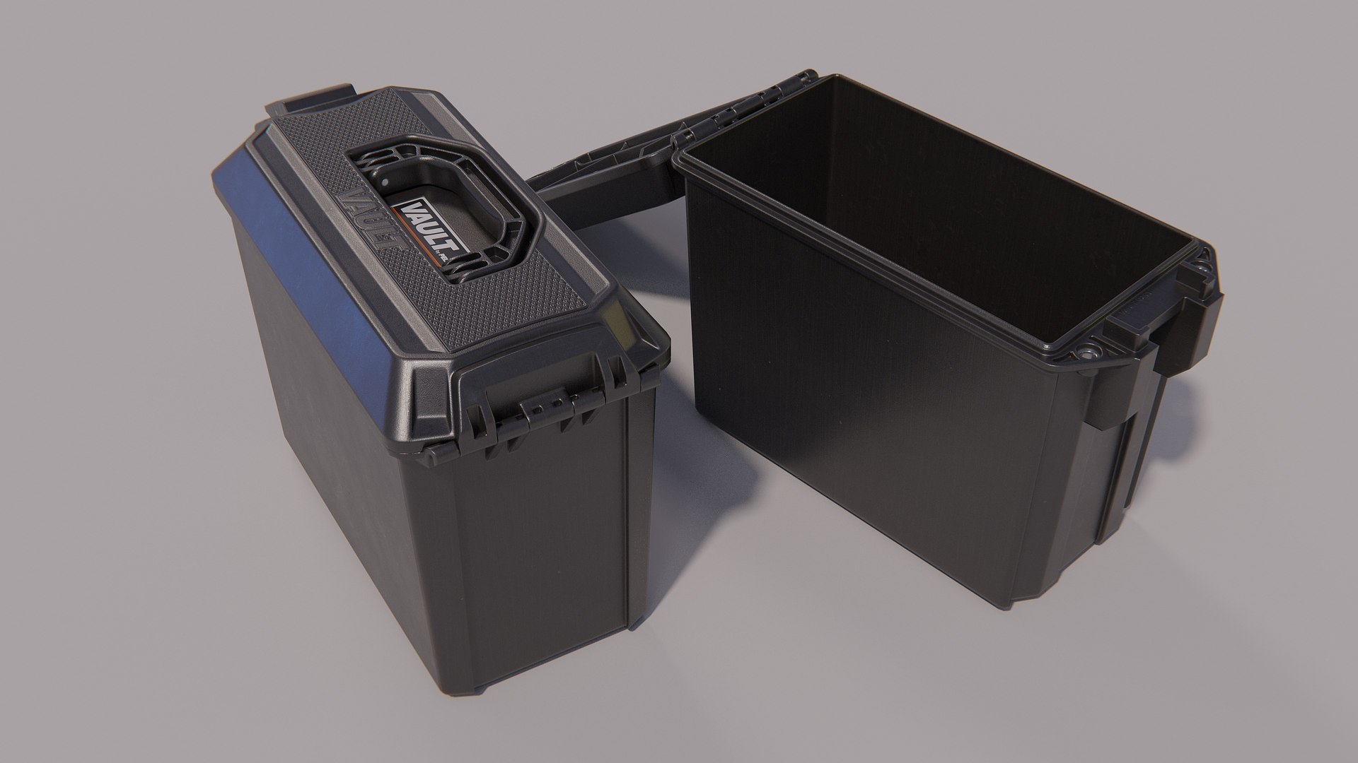 Ammo Case V250 Pelican Vault 3 Colors 3D - TurboSquid 2356557
