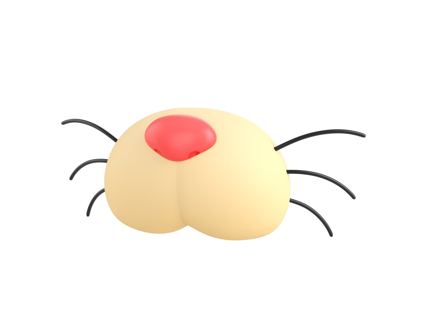 3D Model Cat Face - TurboSquid 1597114