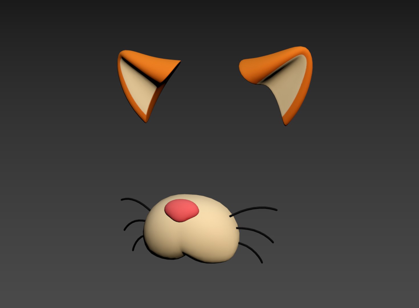 3D Model Cat Face - TurboSquid 1597114