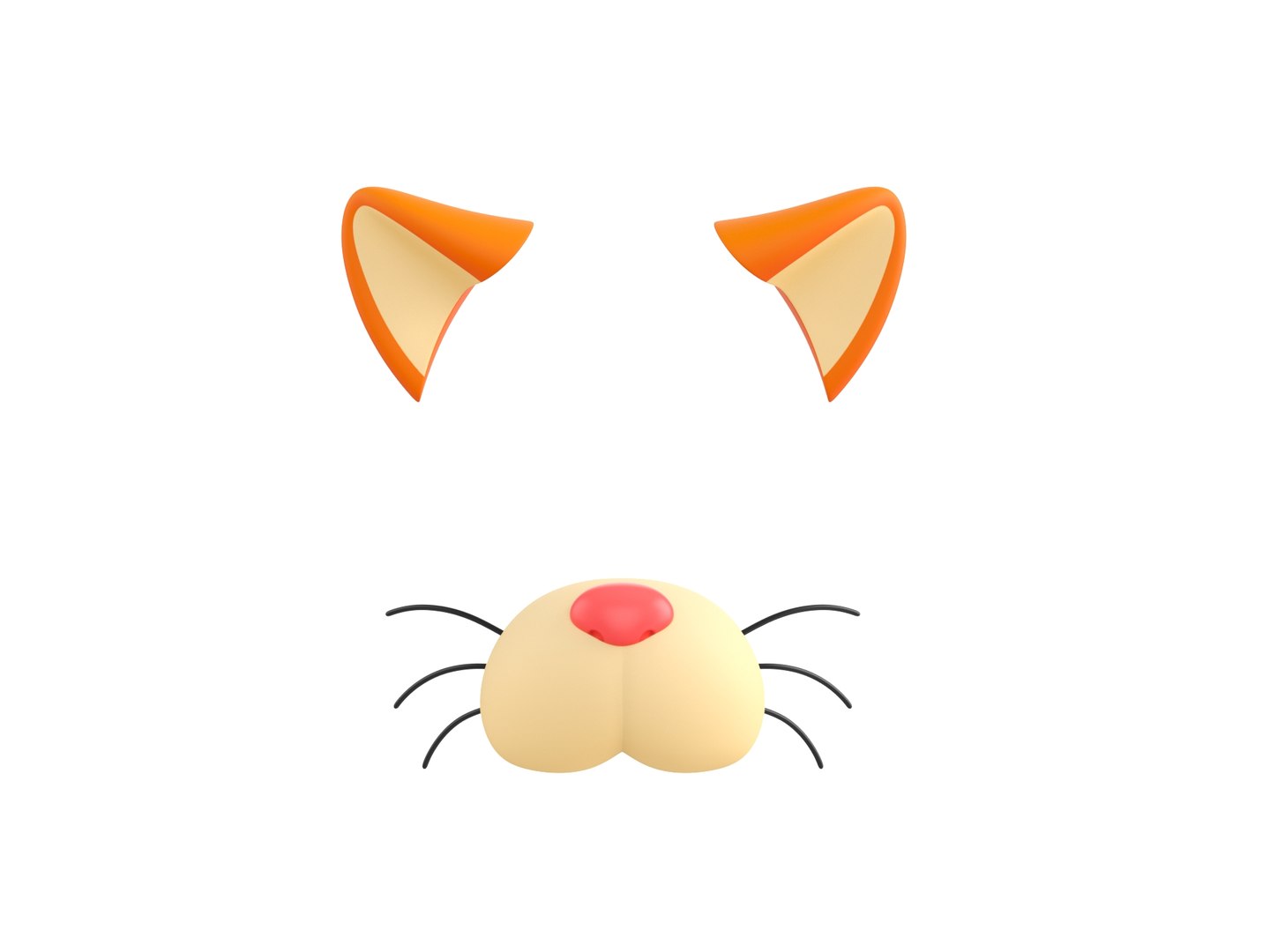 3D Model Cat Face - TurboSquid 1597114