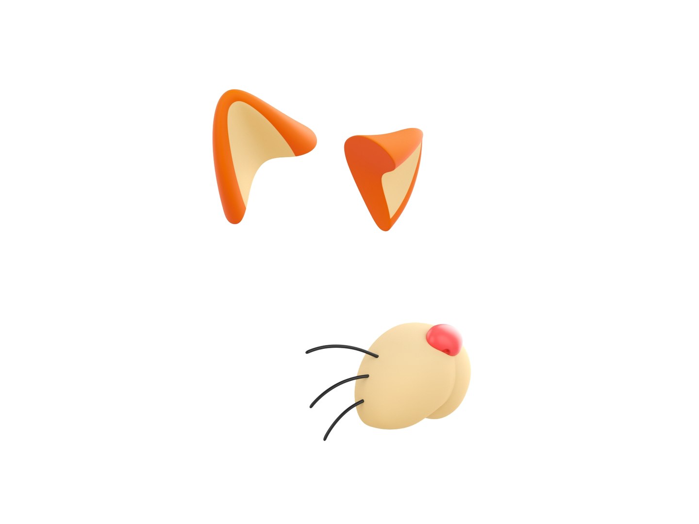 3D Model Cat Face - TurboSquid 1597114