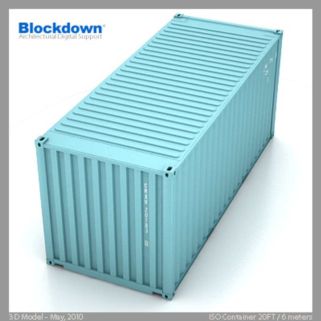 Standard Iso Container 20ft Max