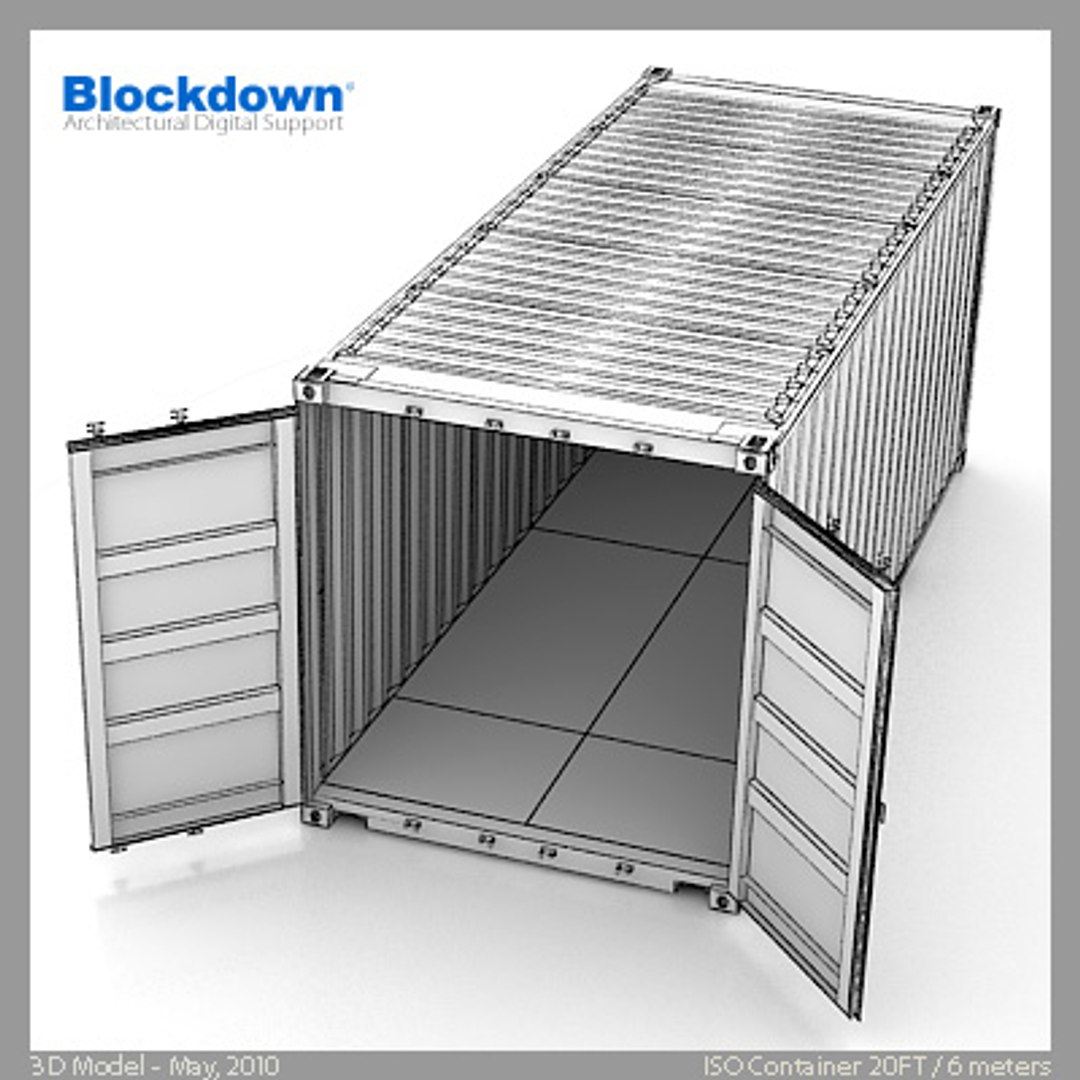 Standard Iso Container 20ft Max