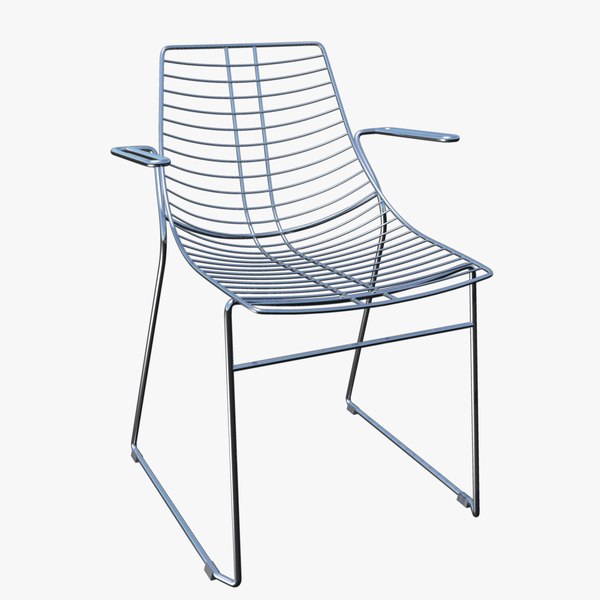 chair armchair metalmobil net 3d obj