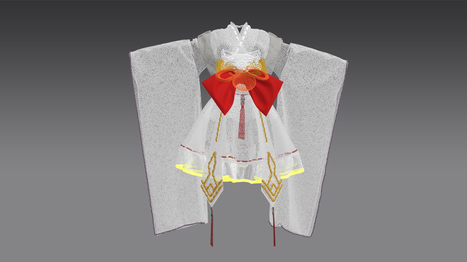Kimono 3D Model - TurboSquid 2071030