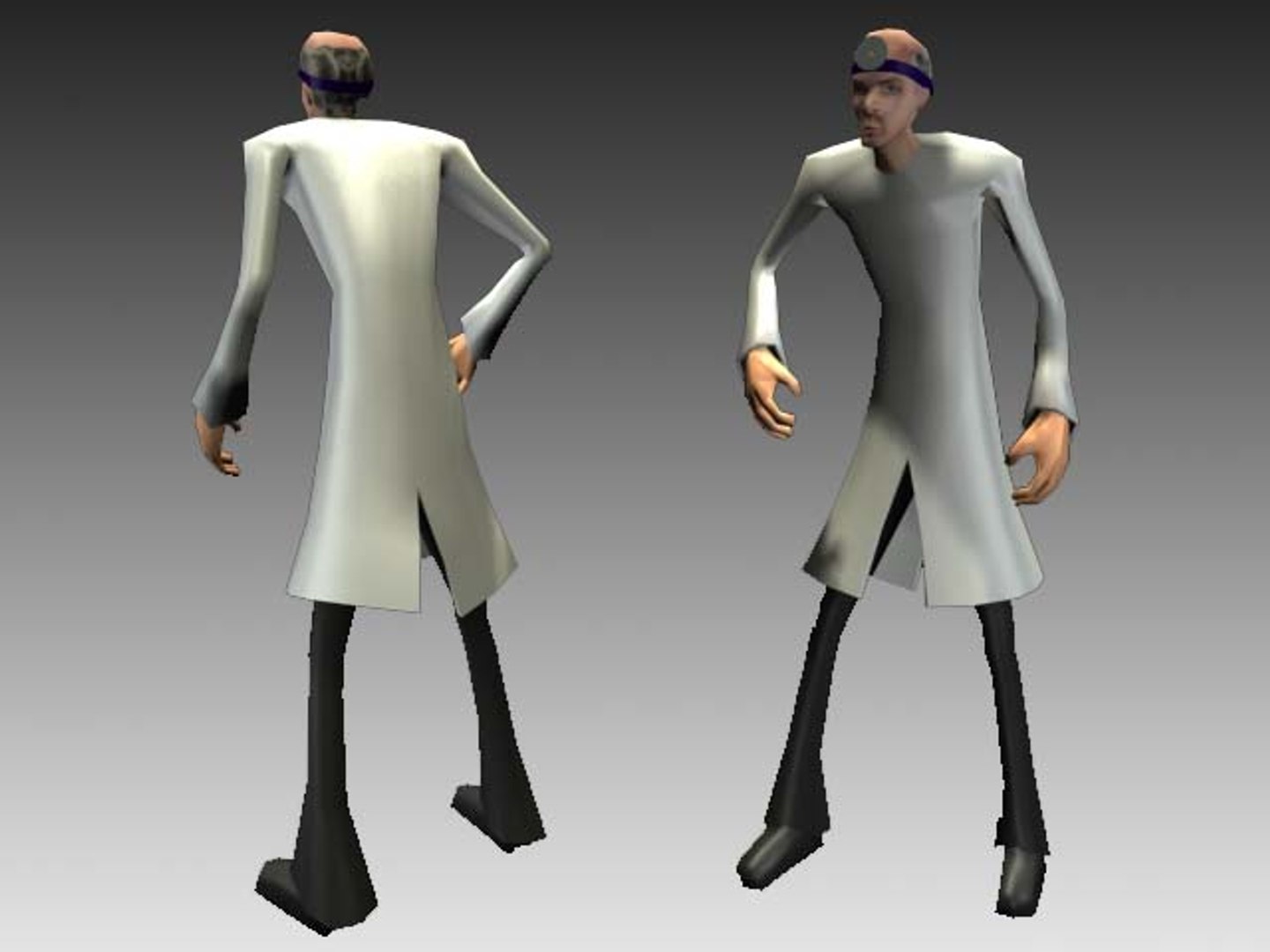Character Crazy 3d Model