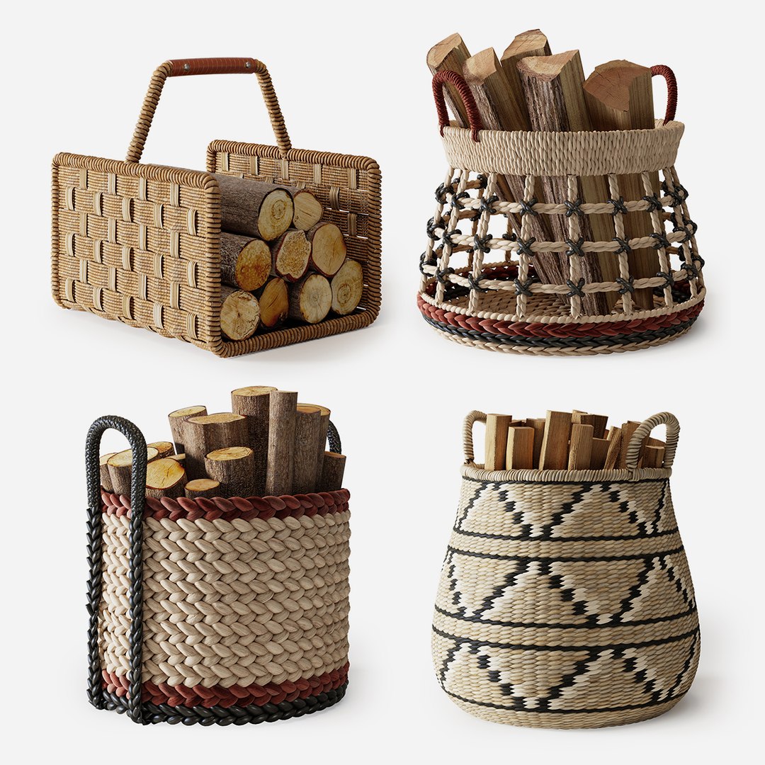 3D Baskets Set 19 - TurboSquid 2065638
