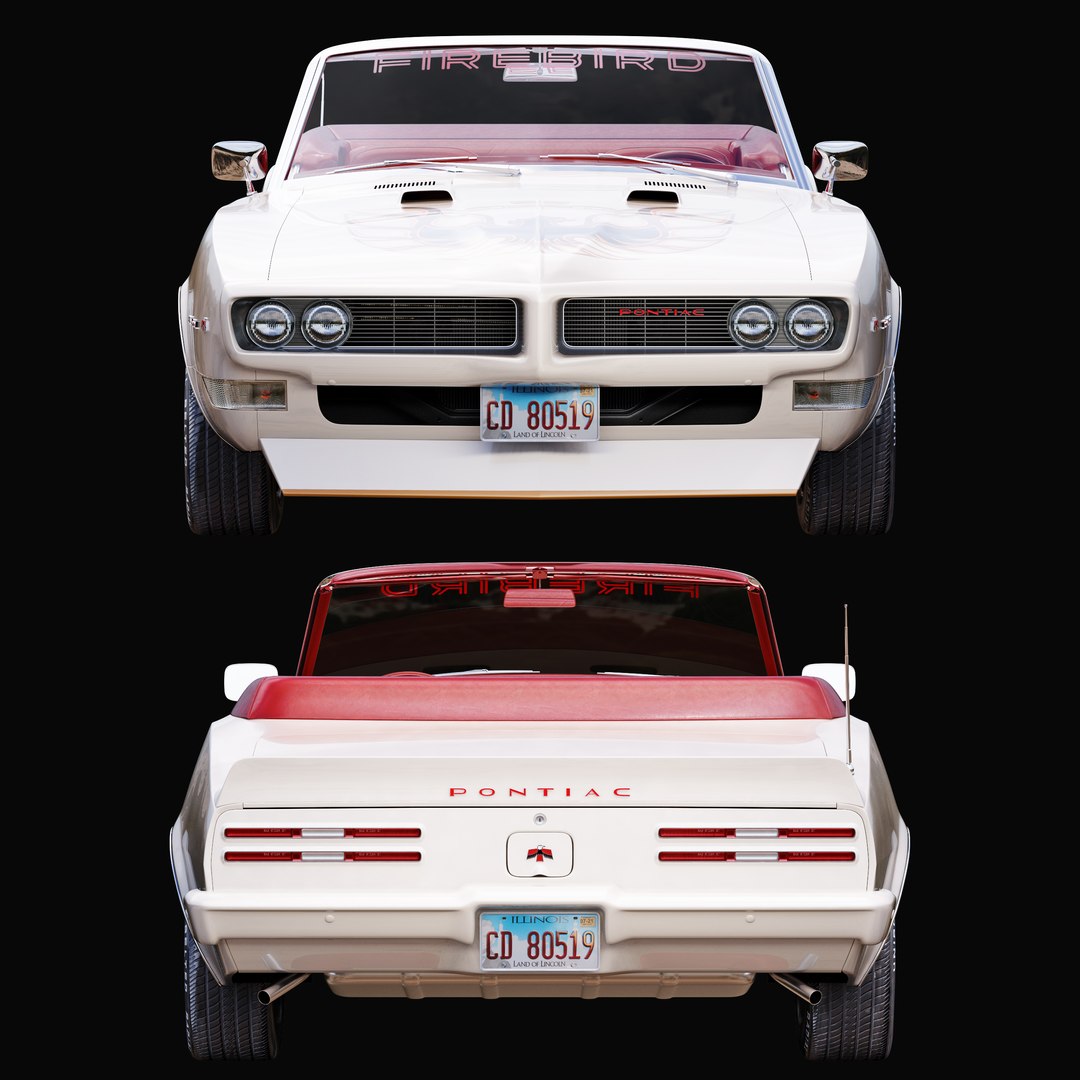 Pontiac Firebird Car Model - TurboSquid 1654451