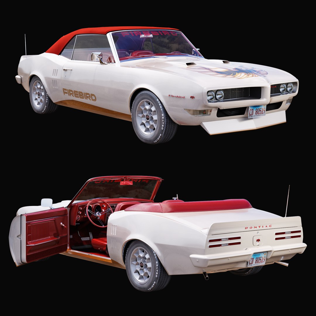 Pontiac Firebird Car Model - TurboSquid 1654451