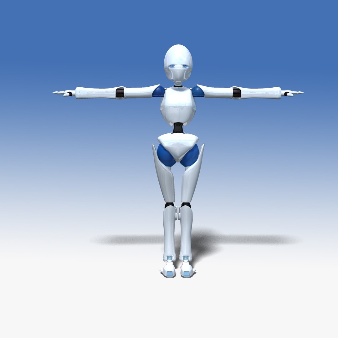 3d Robotic Character Model