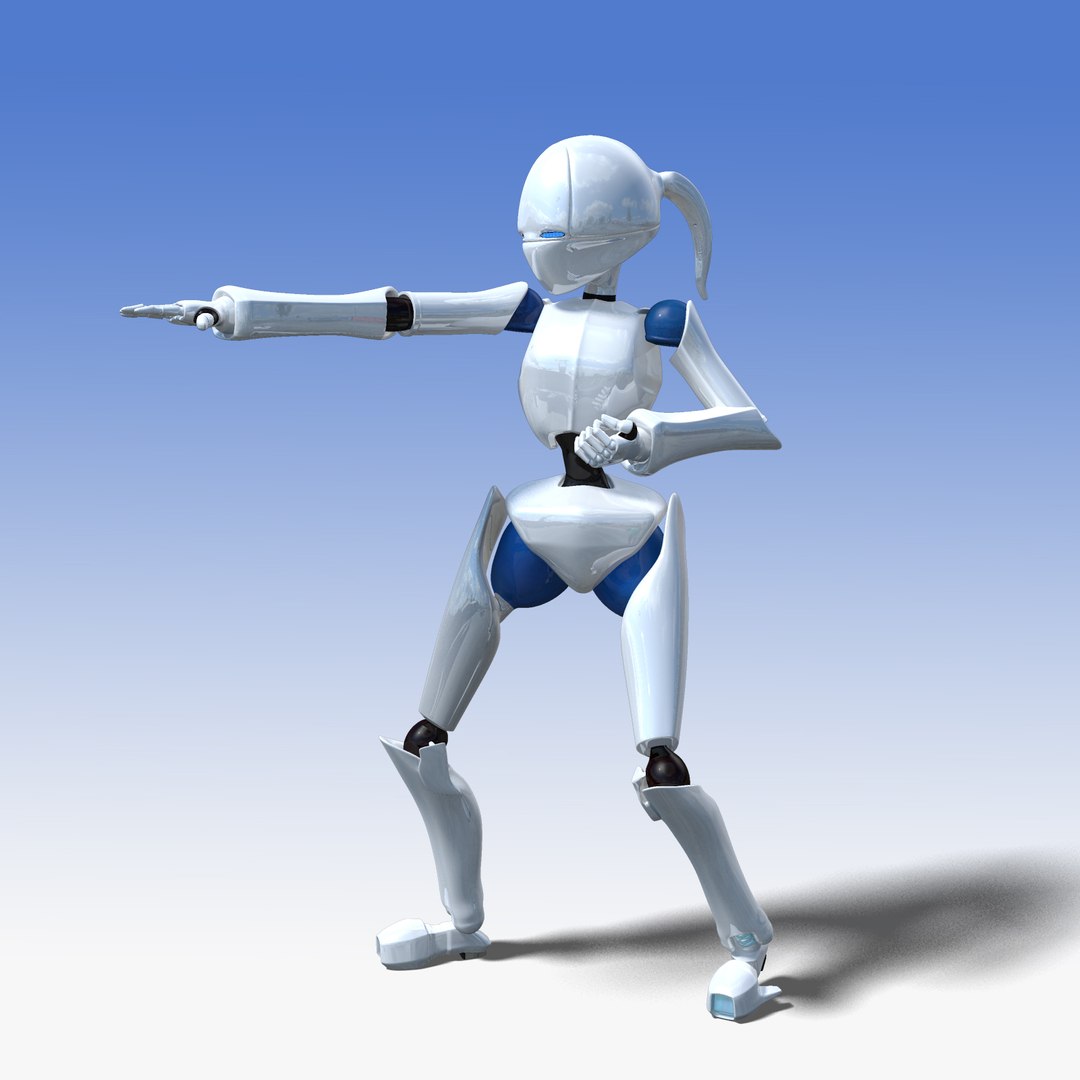 3d Robotic Character Model