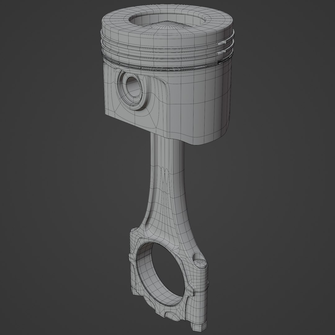 Engine Piston 3D Model - TurboSquid 2017725