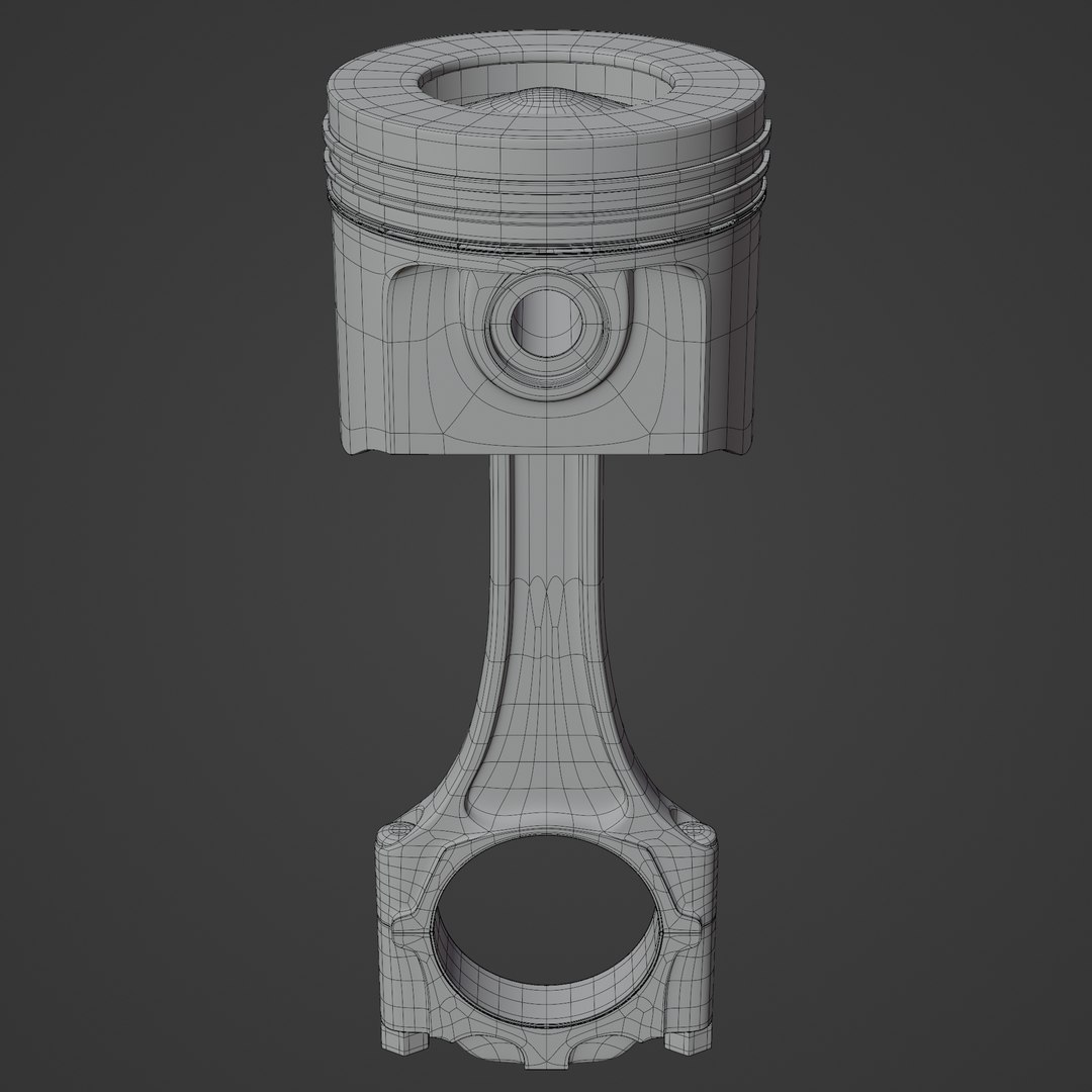 Engine Piston 3D Model - TurboSquid 2017725