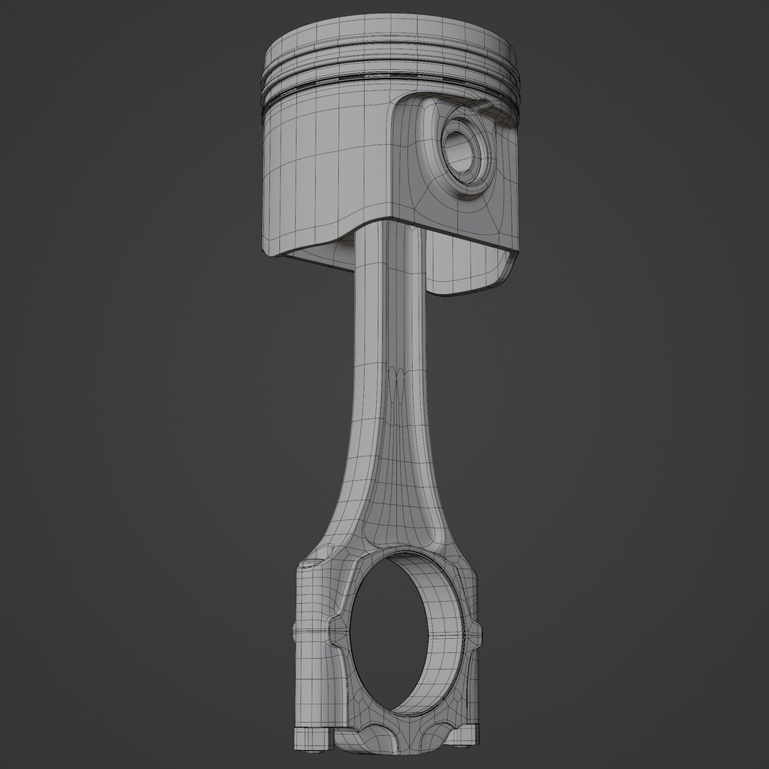 Engine Piston 3D Model - TurboSquid 2017725