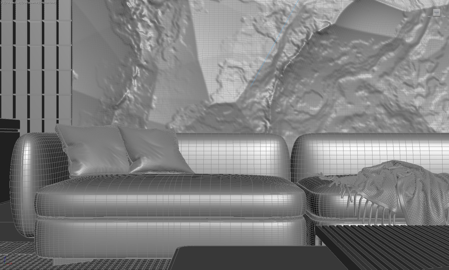 3D Living Room Interior Scene 2 Model - TurboSquid 2201206