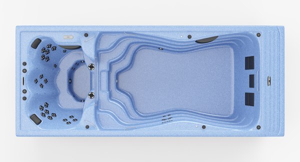 pool jacuzzi bath 3d model