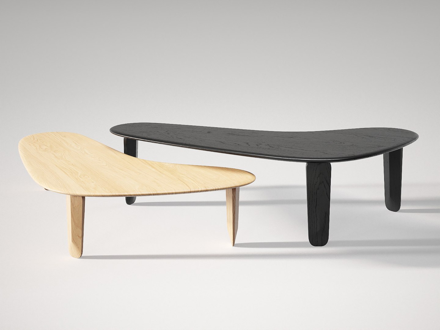 Kuyu Freeform Tables 3D Model - TurboSquid 2184376