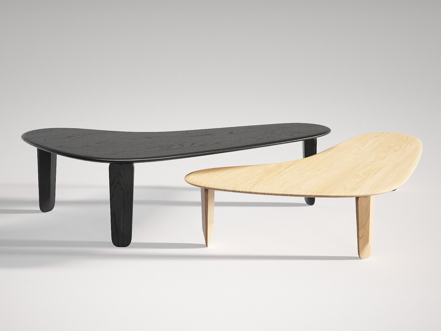 Kuyu Freeform Tables 3D Model - TurboSquid 2184376