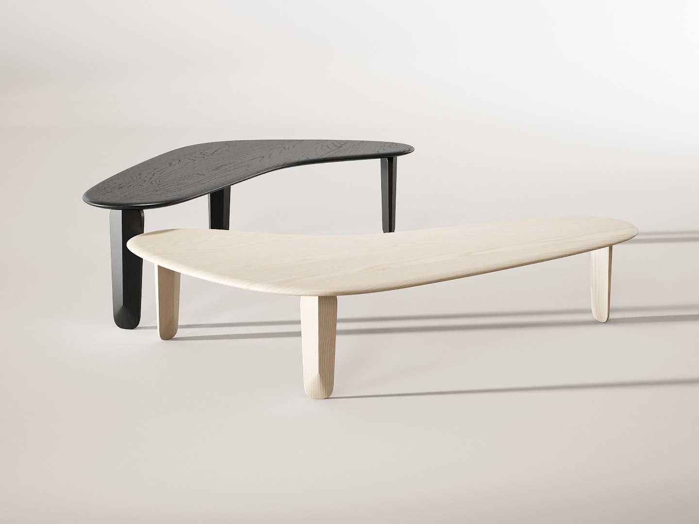 Kuyu Freeform Tables 3D Model - TurboSquid 2184376