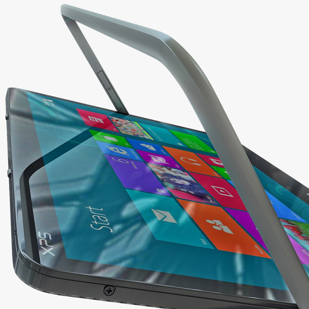 3d model dell xps 12 set