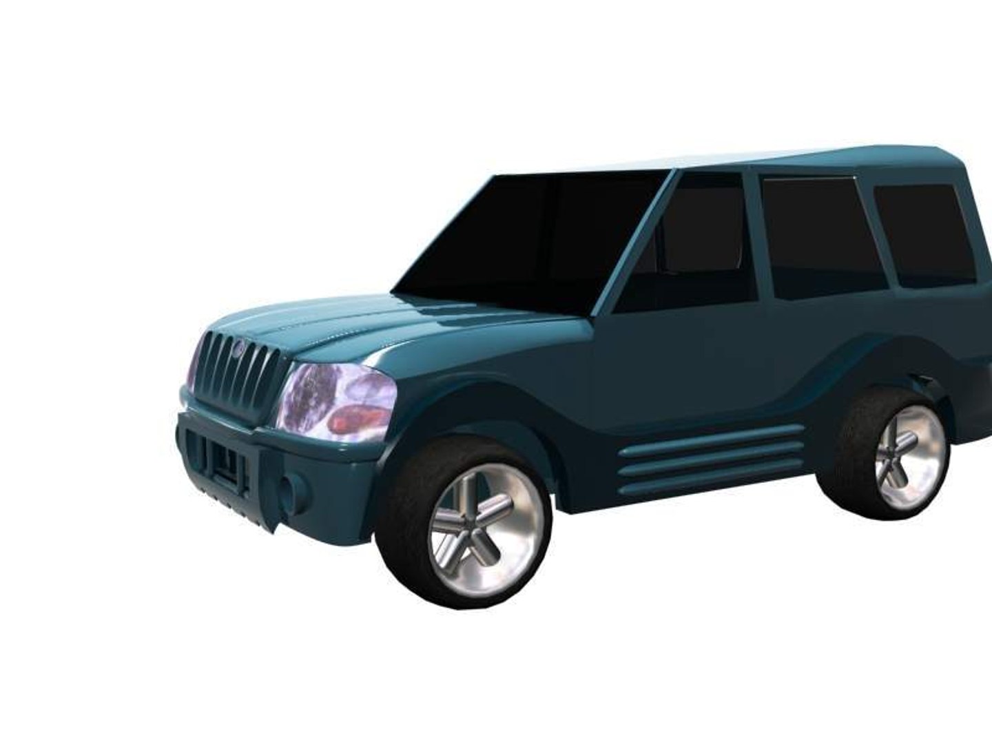 Mahindra Scorpio Suv 3d Model