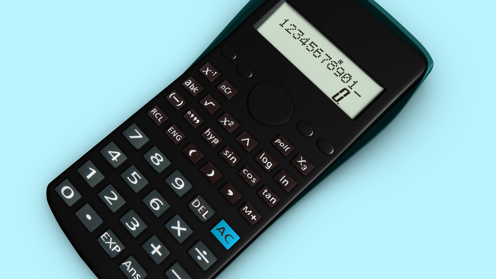Casio Calculator 3D Model - TurboSquid 2185647
