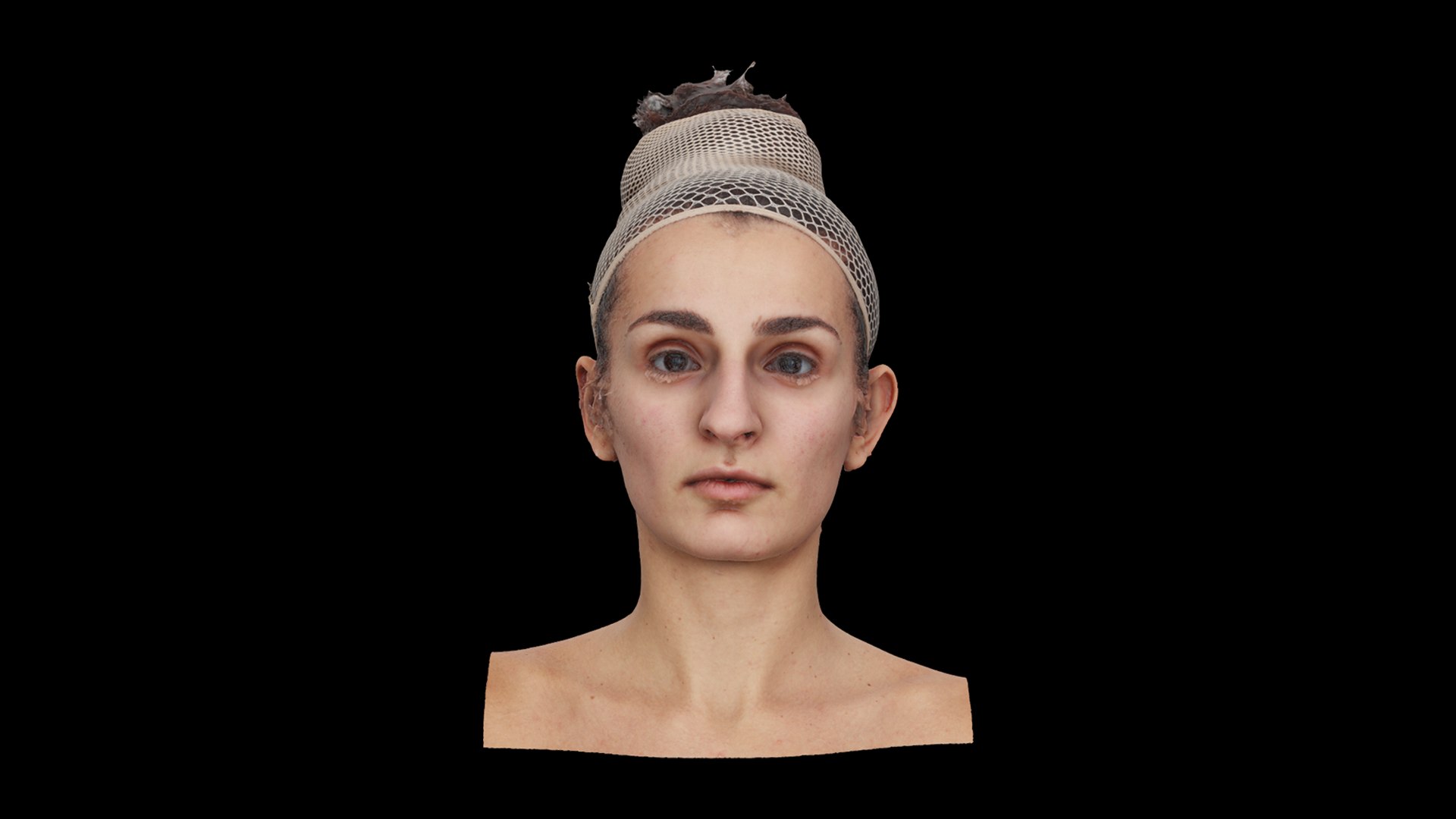3D Raw Head Scan Waja - TurboSquid 1999190