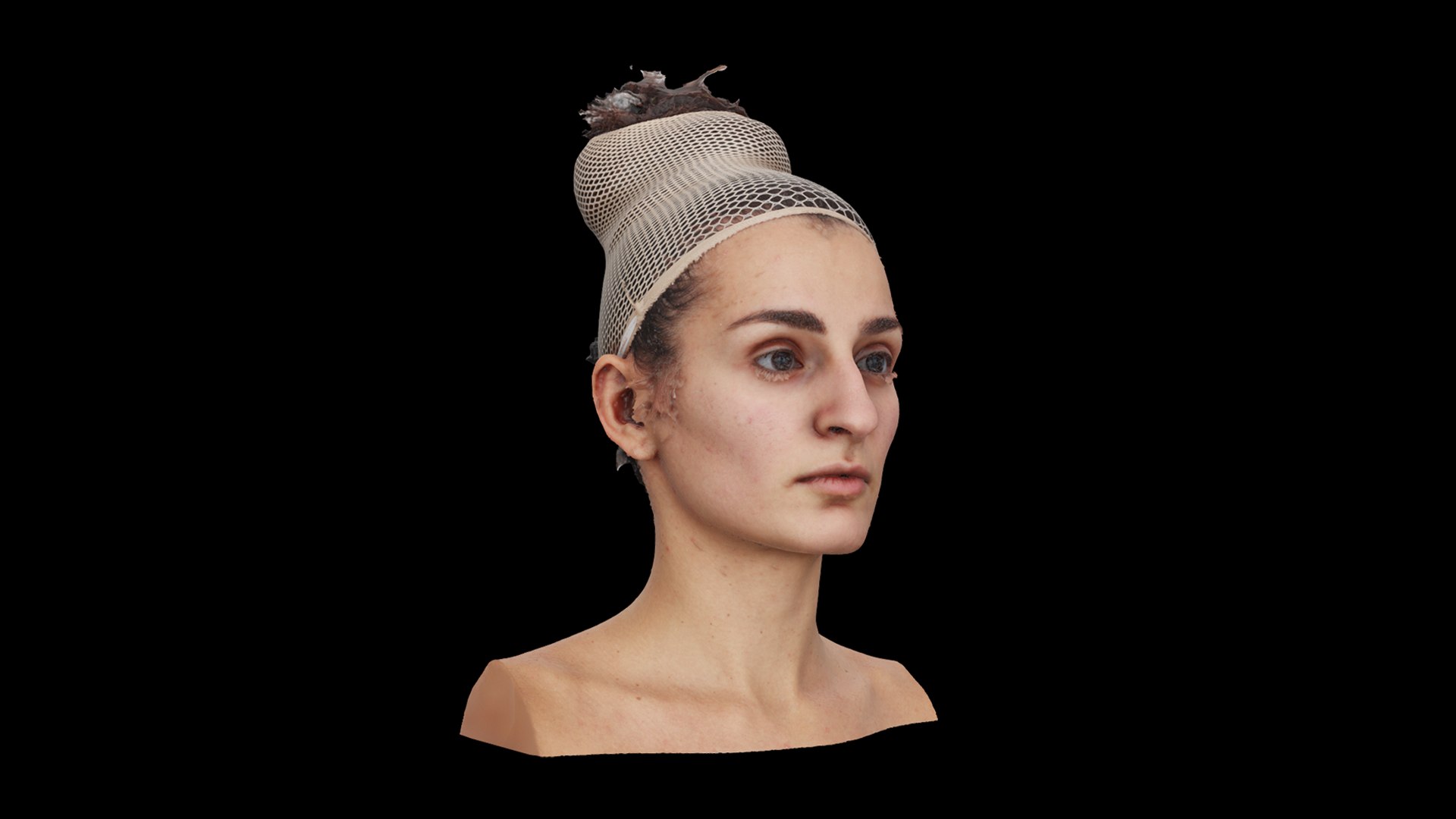 3D Raw Head Scan Waja - TurboSquid 1999190