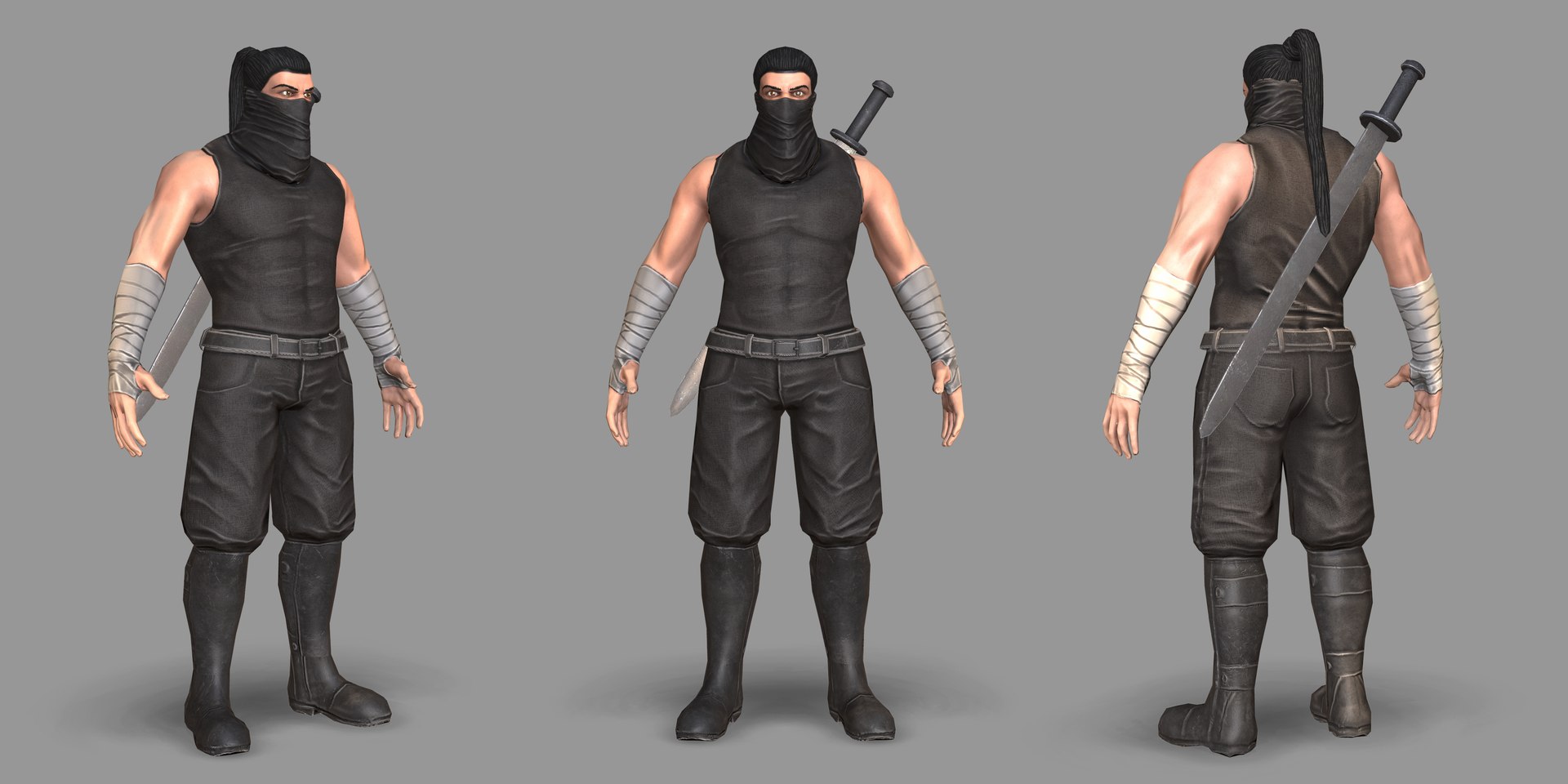 3D Unity Ninja Model - TurboSquid 1286793