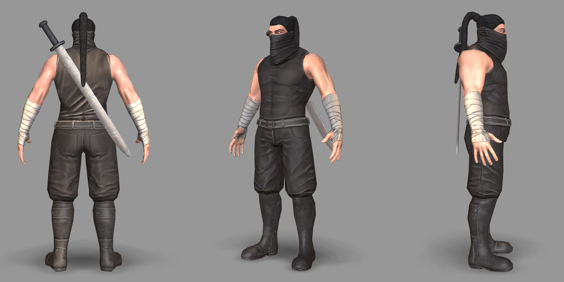 3D Unity Ninja Model - TurboSquid 1286793