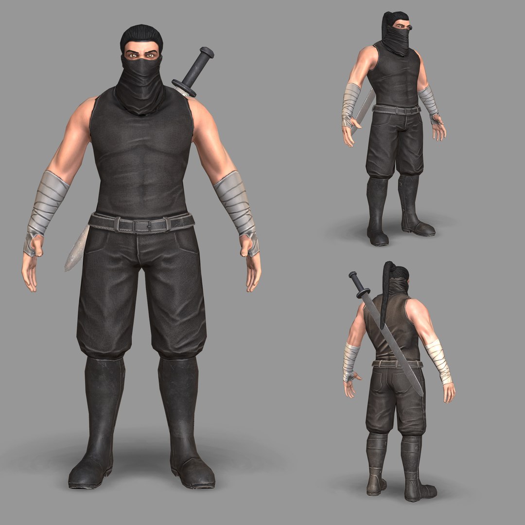 3D Unity Ninja Model - TurboSquid 1286793