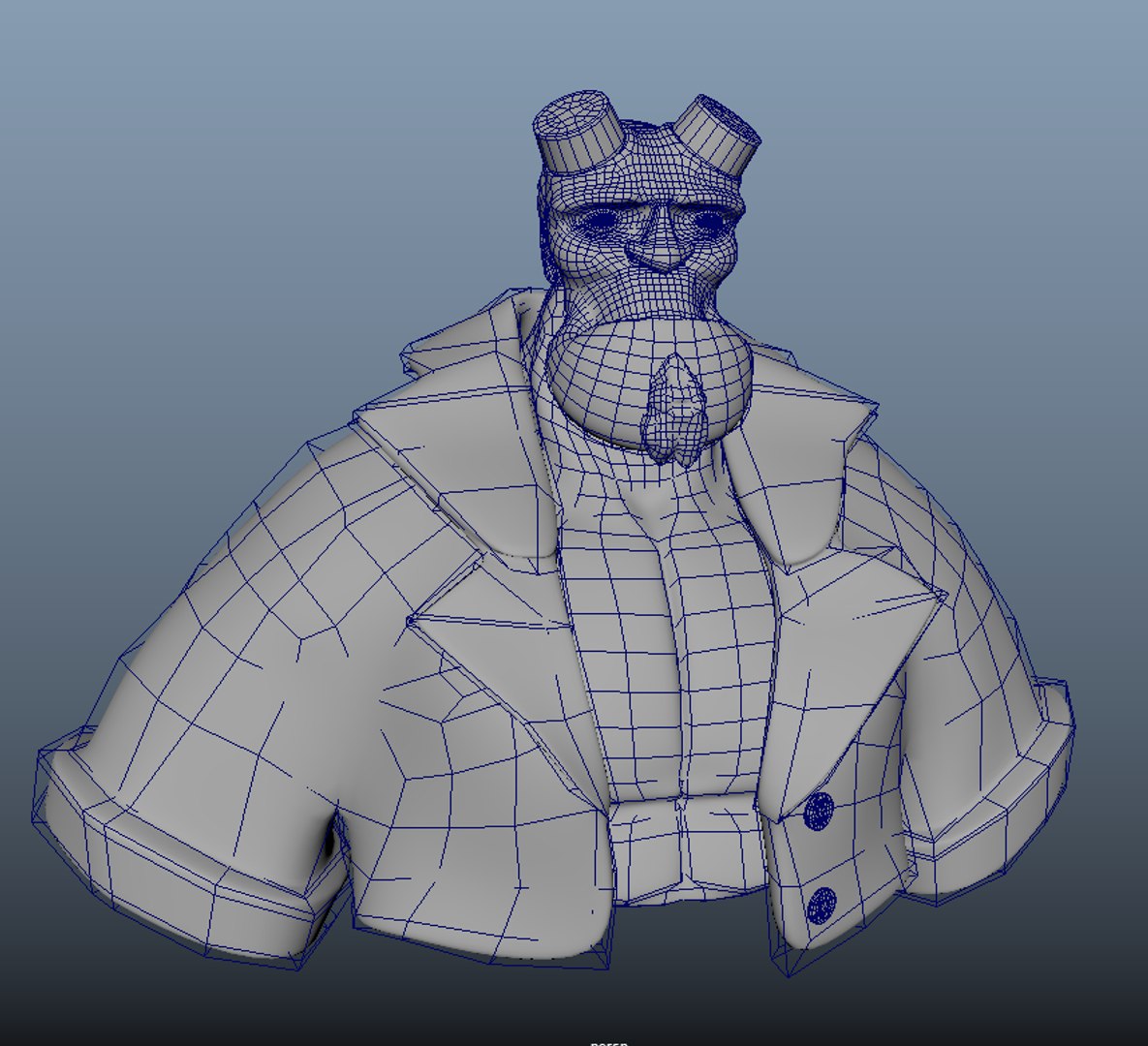 HellBoy Fan-art 3D Model - TurboSquid 1999603