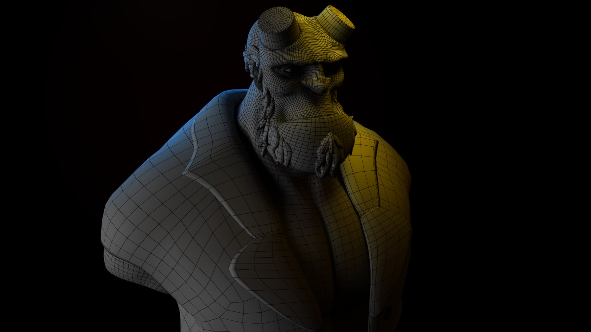 HellBoy Fan-art 3D Model - TurboSquid 1999603
