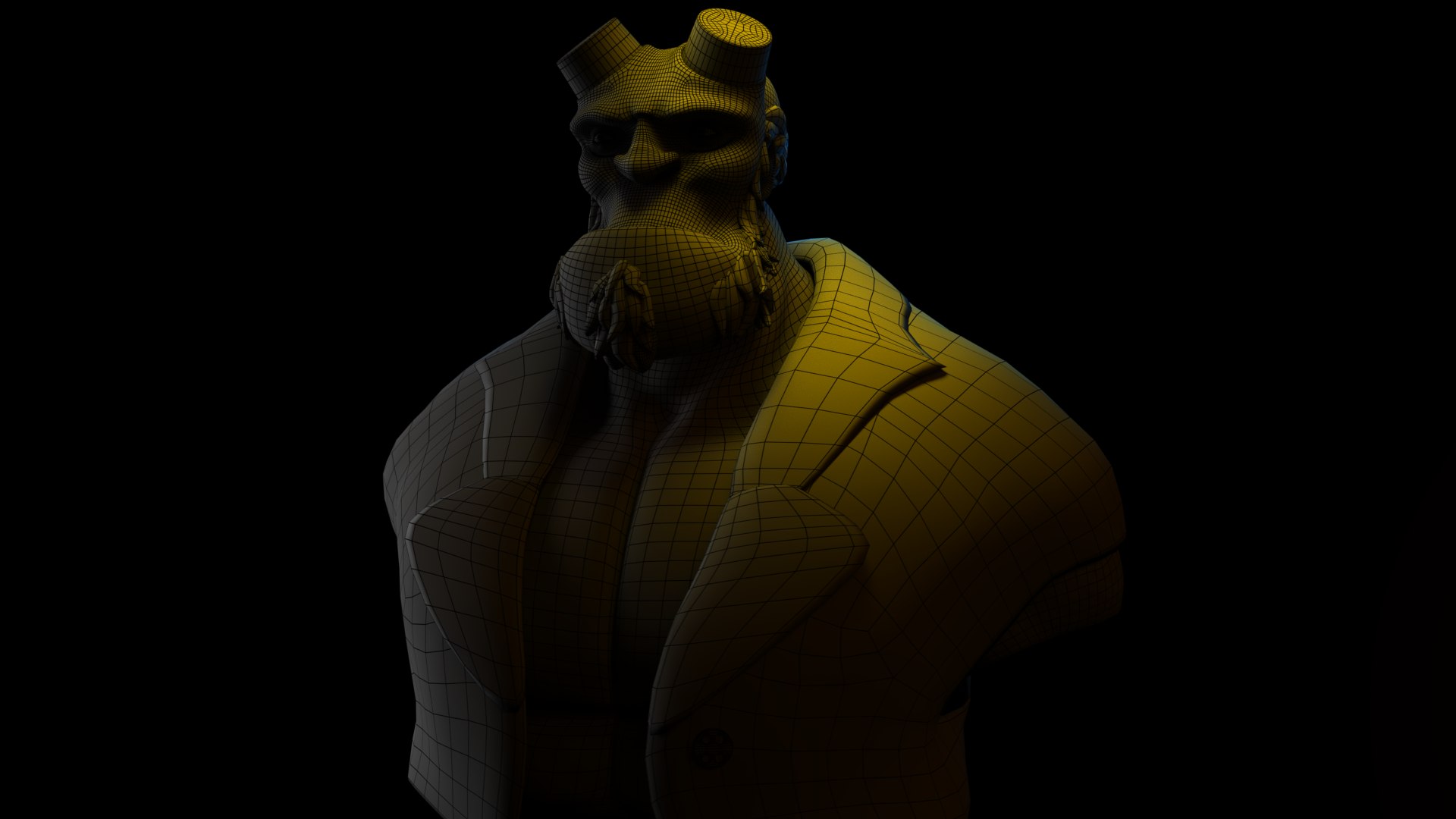 HellBoy Fan-art 3D Model - TurboSquid 1999603