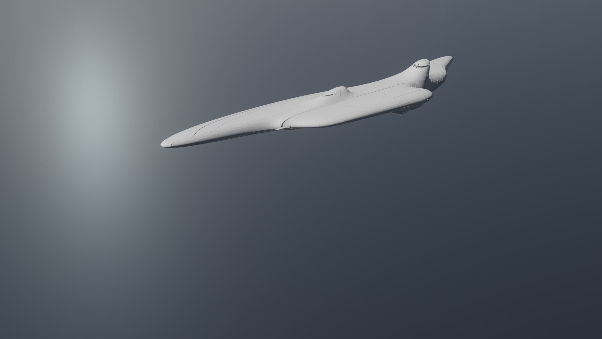 3D Corvette Spaceship - Gunship - TurboSquid 2213749