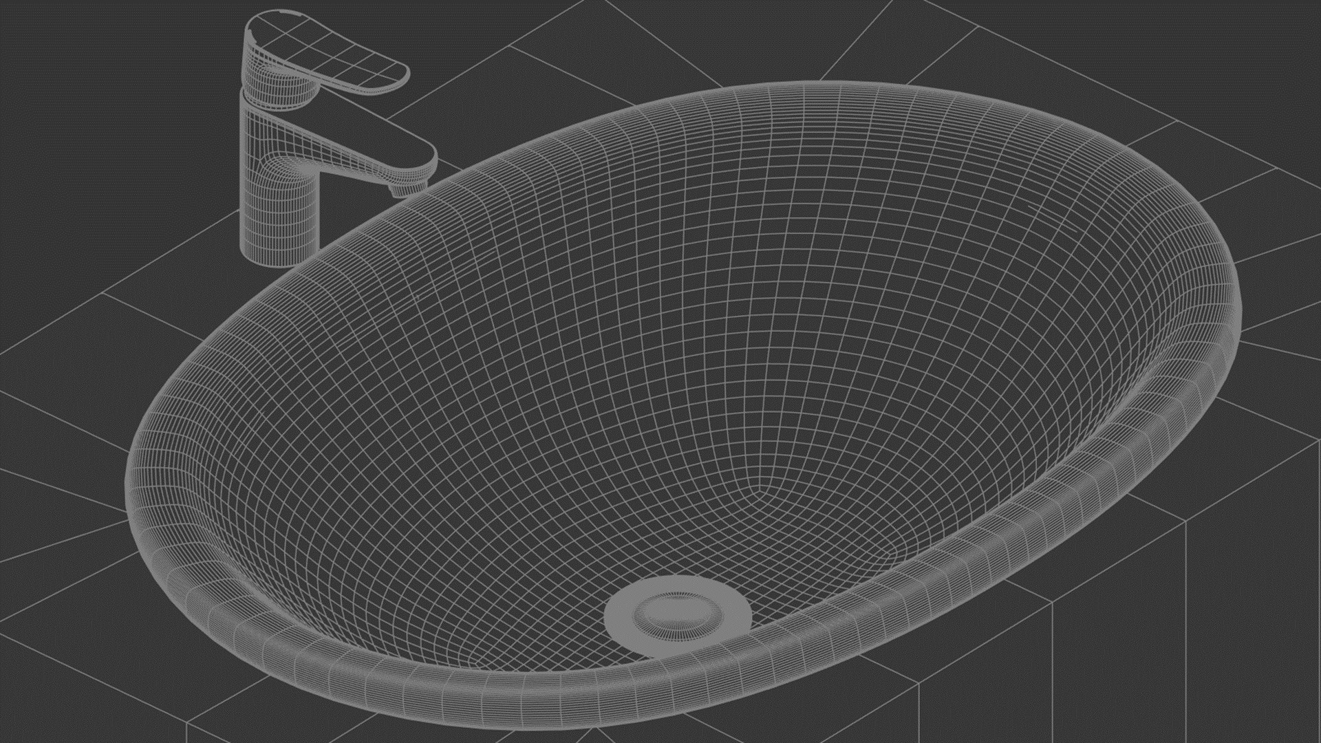 3D Basin Sink 48 Model - TurboSquid 2180450