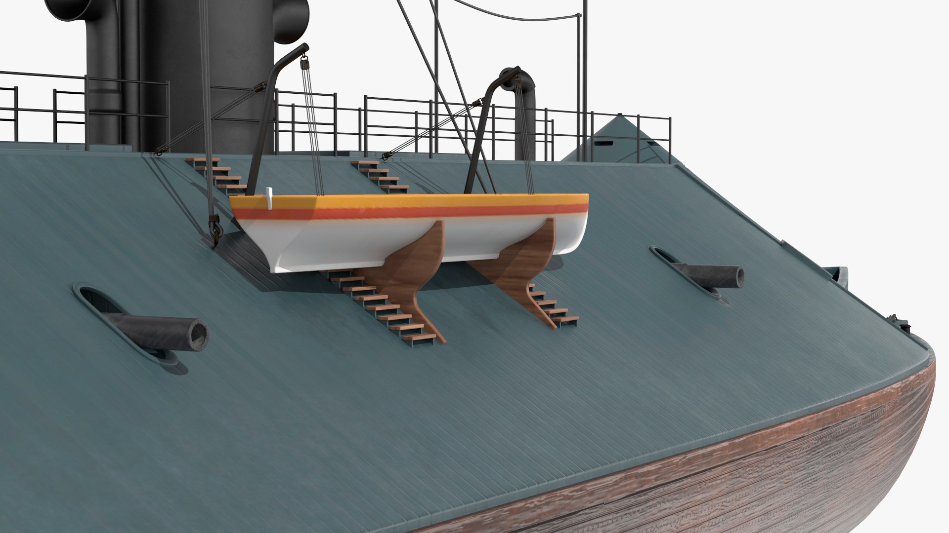 CSS Virginia 3D - TurboSquid 2256150