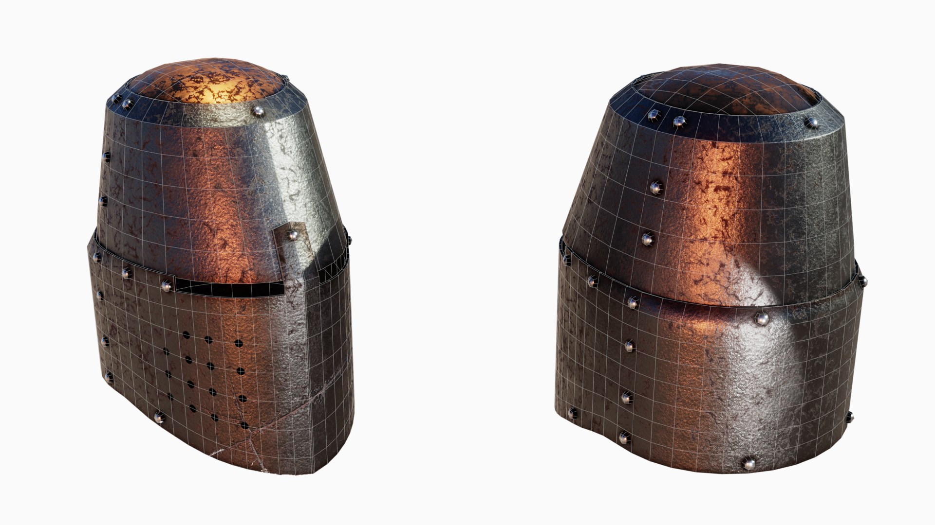 Great Helm 3D Model - TurboSquid 2262757