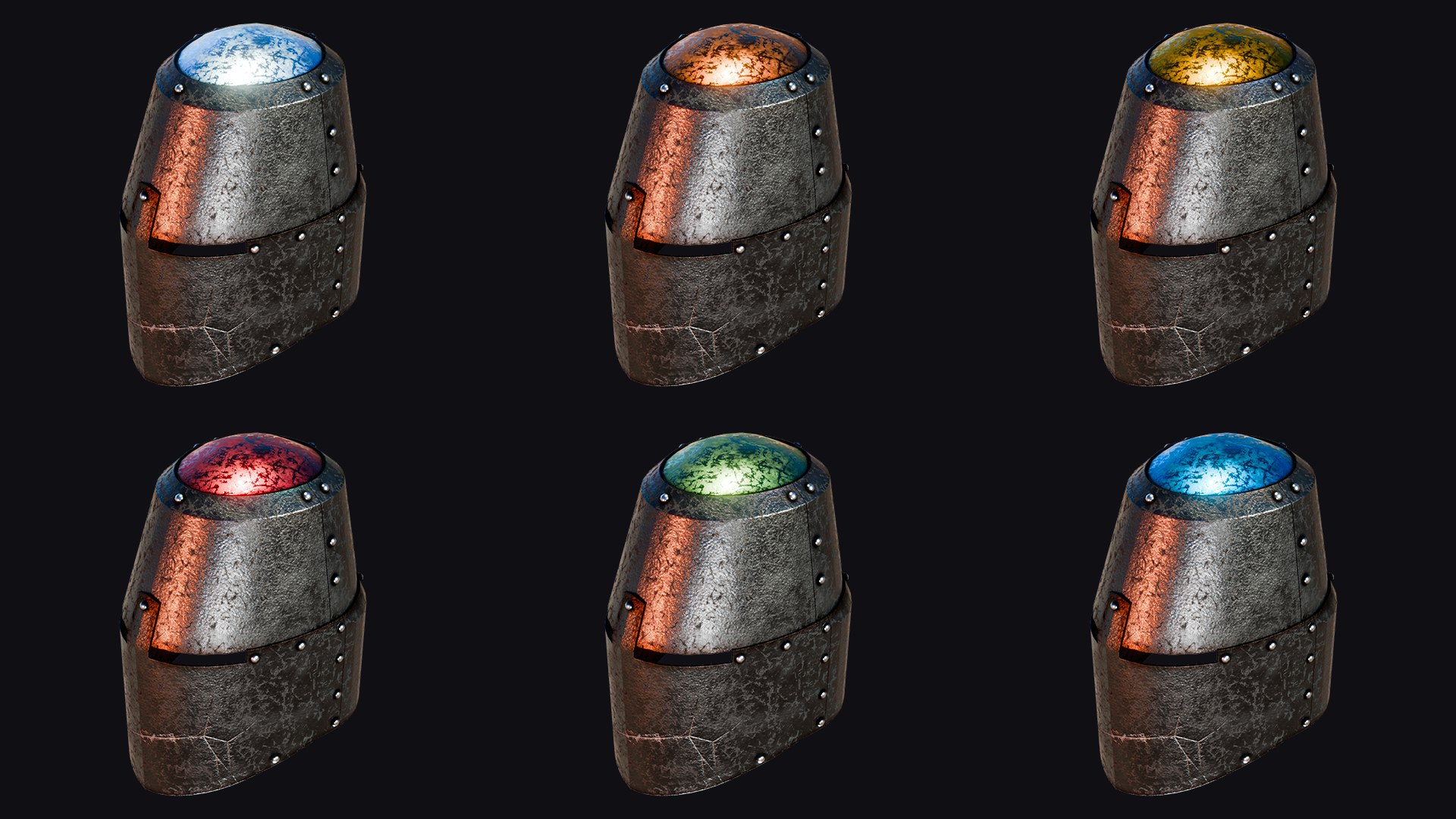 Great Helm 3D Model - TurboSquid 2262757