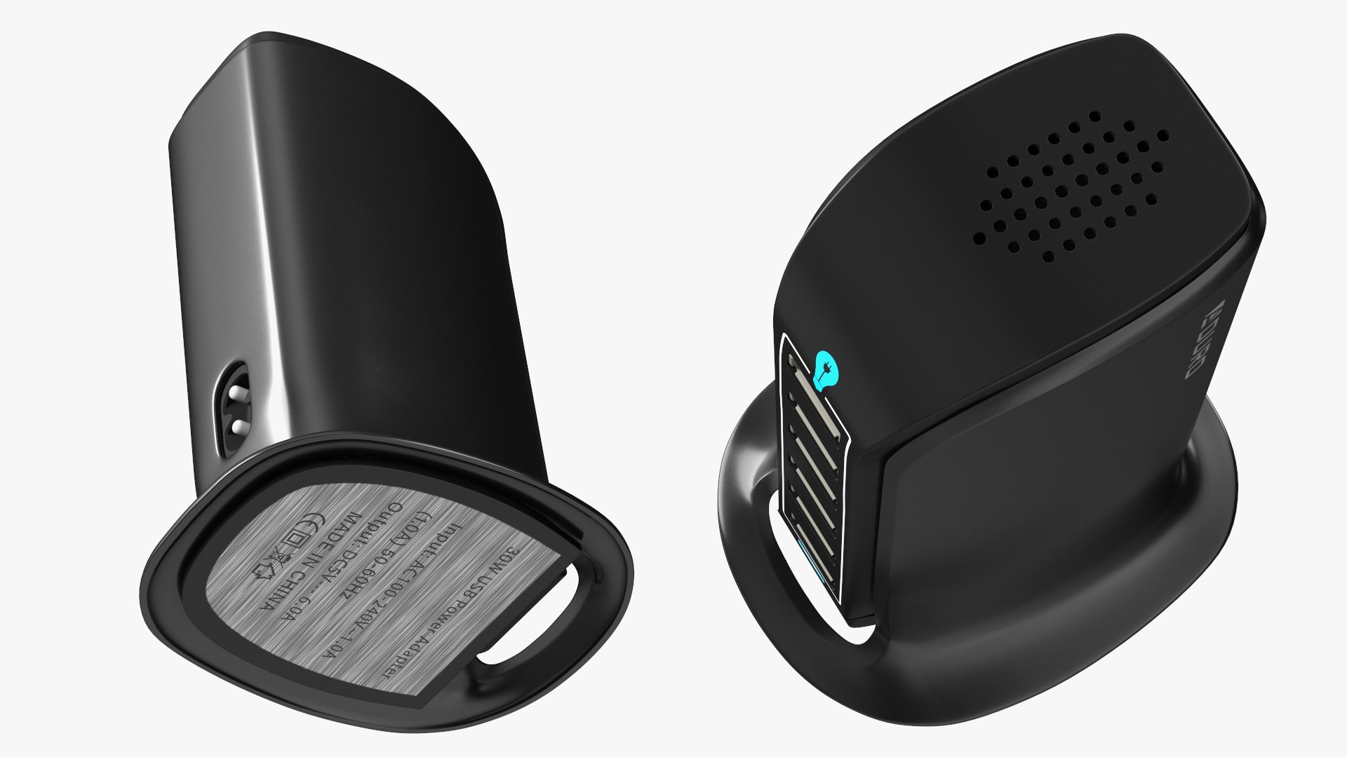 Desktop Charging USB Hub Turned ON 3D model - TurboSquid 2145949
