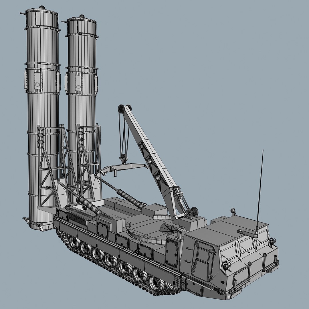 Russian Sa-12b 23b Giant 3d Obj